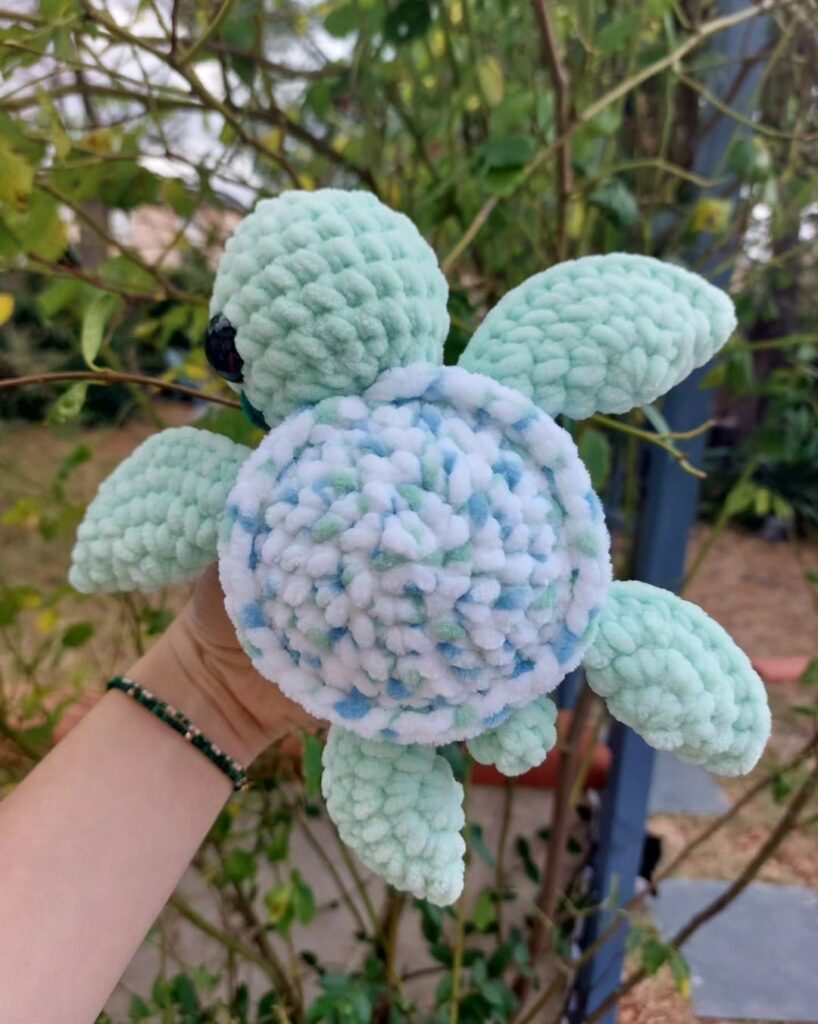 Mini tortue verte – Clémentine Créations